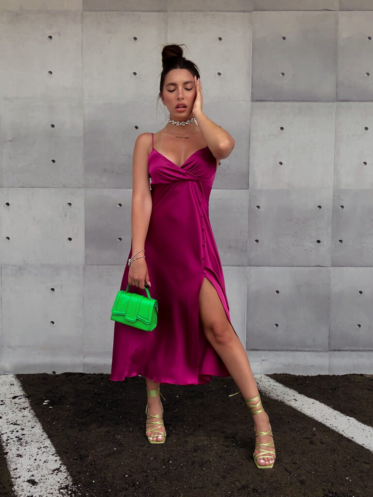 Abito Satin Party – Le Garage Mode