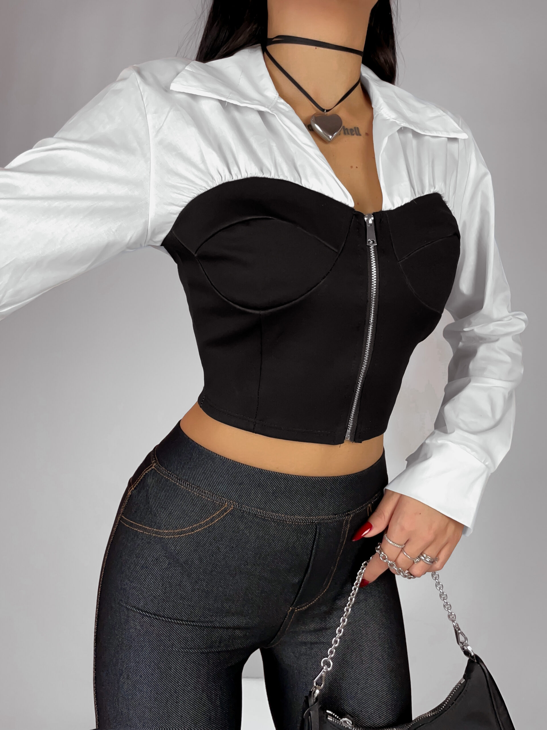 Camicia Bustier Effect – Le Garage Mode