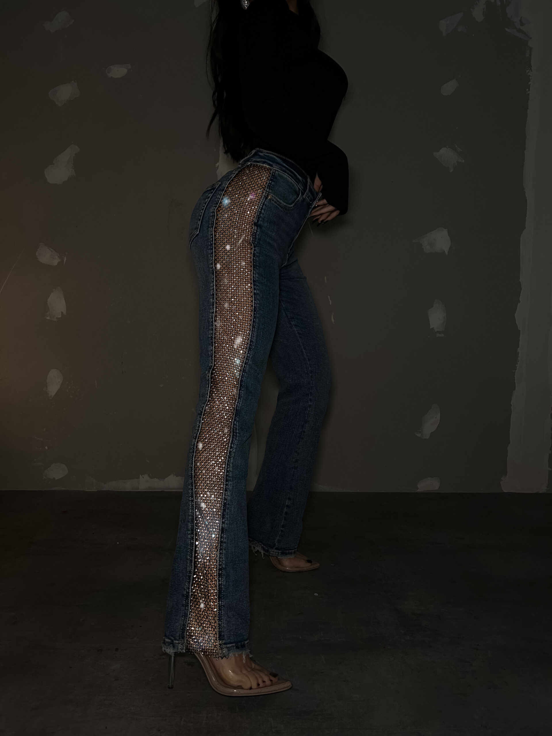 Jeans Glitter Line – Le Garage Mode