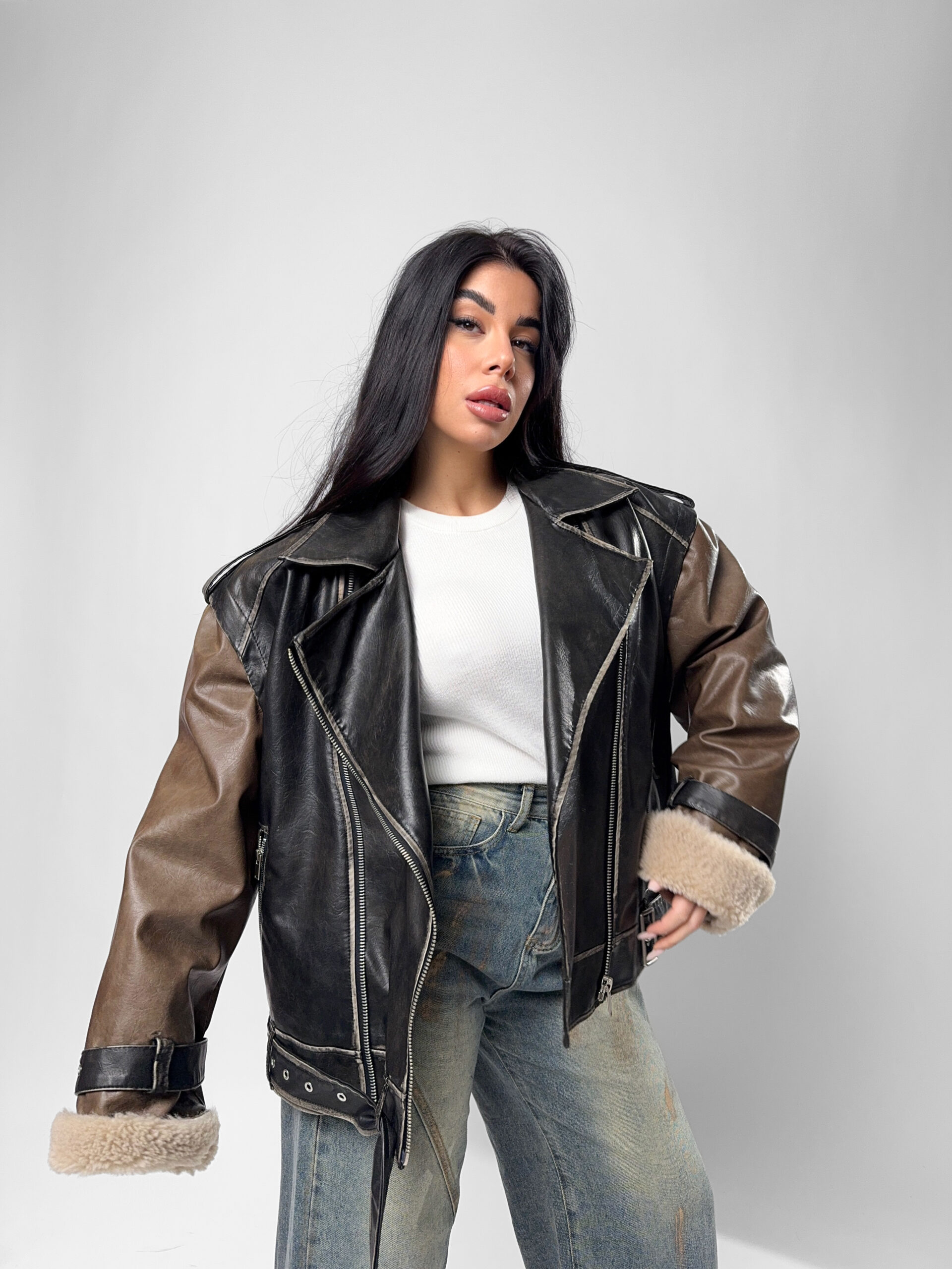 Chiodo Double Chocolate – Le Garage Mode